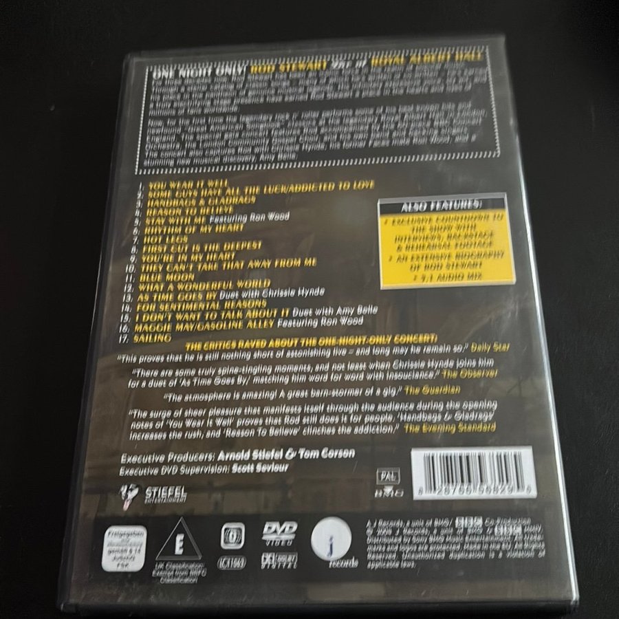 Rod Stewart - Live at Royal Albert Hall DVD | Köp på Tradera (712292329)