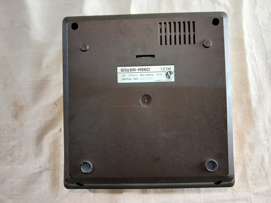 Vintage Silver-Reed 121M kalkulator – Retro VFD.. | Köp på Tradera ...