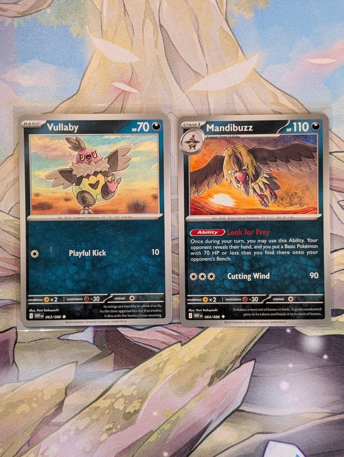Vullaby #63 | Mandibuzz #64 - Pokemon White Flare | Köp på Tradera ...