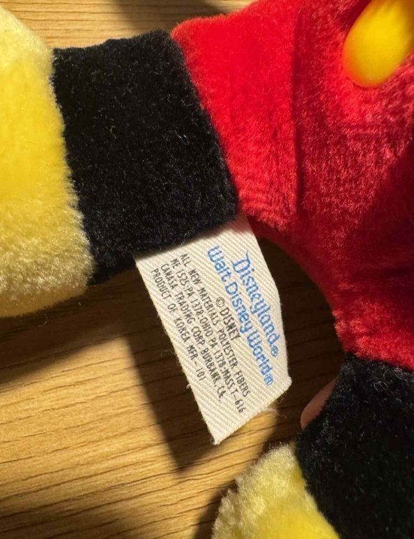 Vintage Disney Mickey Mouse Pilot, Mjukisdjur | Köp på Tradera (737366143)