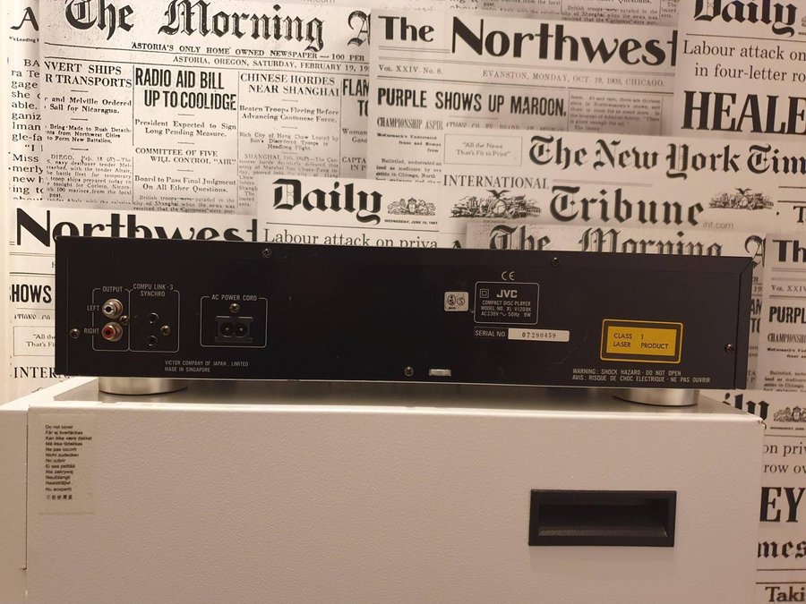 JVC XL-V120 BK Stereo Compact Disc Player .. | Köp på Tradera (582439932)