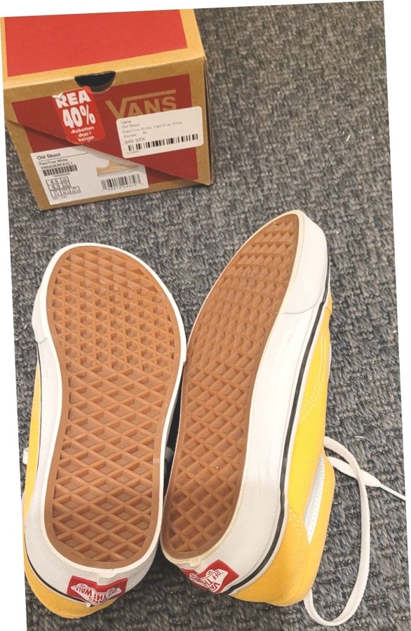Helt nya Vans Old Skool, Gul, EUR 36 helt nya! | Köp på Tradera (733488809)