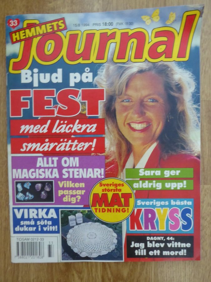 Retro/vintage Hemmets Journal 1994 virka dukar,.. | Köp på Tradera ...