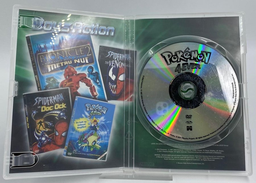 Se produkter som liknar Pokemon 4Ever DVD på Tradera (549992417)