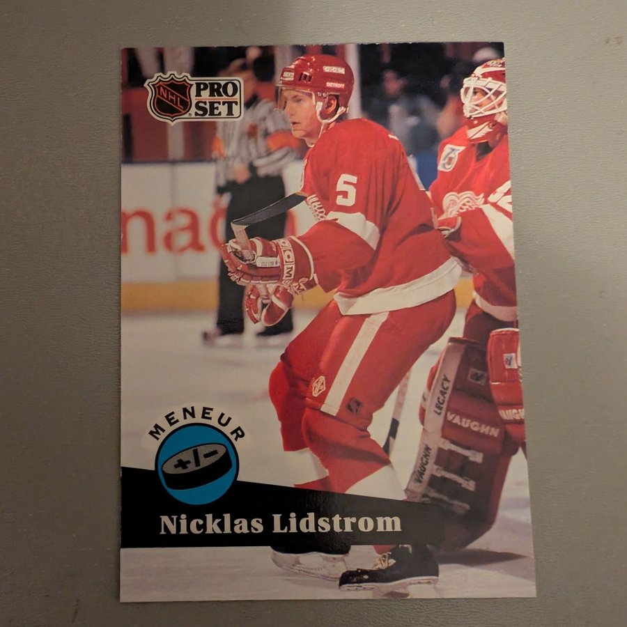 1991-92 Pro Set Leader FRENCH #610 Nicklas Lids.. | Köp på Tradera ...