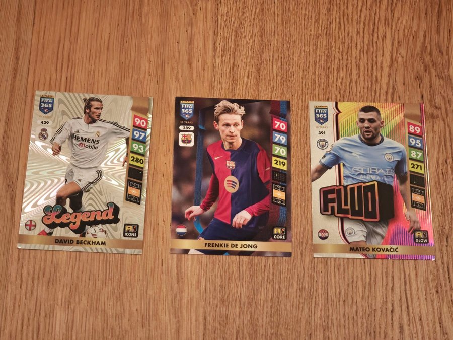 Fotbollskort Fifa Panini 2025, bl a Beckham Leg.. | Köp på Tradera ...