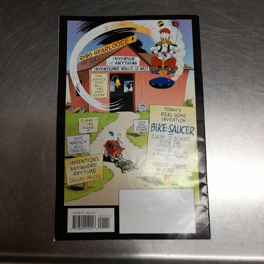 Walt Disney's Gyro Gearloose - Free Comic Book .. | Köp på Tradera ...