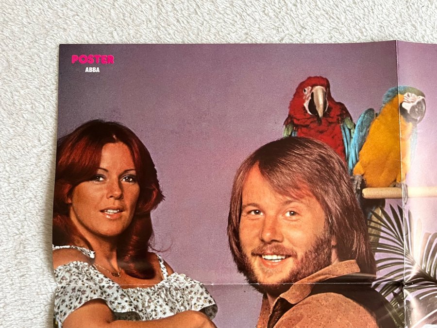 ABBA 1977 Affisch Plansch Tidningen POSTER 1970.. | Köp på Tradera ...