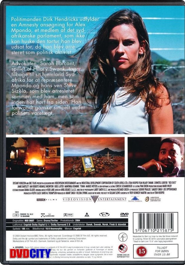 Red Dust (2004) Tom Hooper med Hilary Swank, Ja.. | Köp på Tradera ...