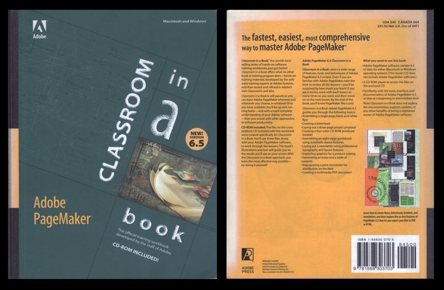 Datorböcker om programmen Pagemaker och Frontpage | Köp på Tradera ...