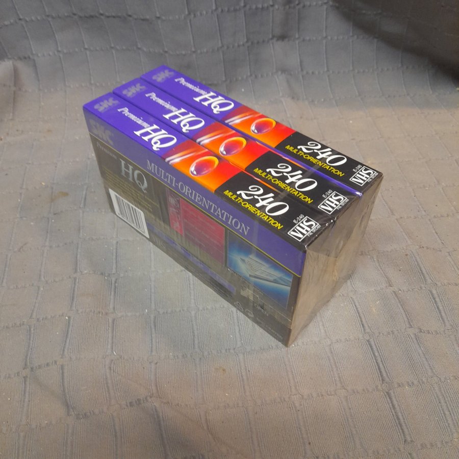 SKC Premium HQ E-240 VHS Videokassett - Oöppnad.. | Köp på Tradera (700172446)