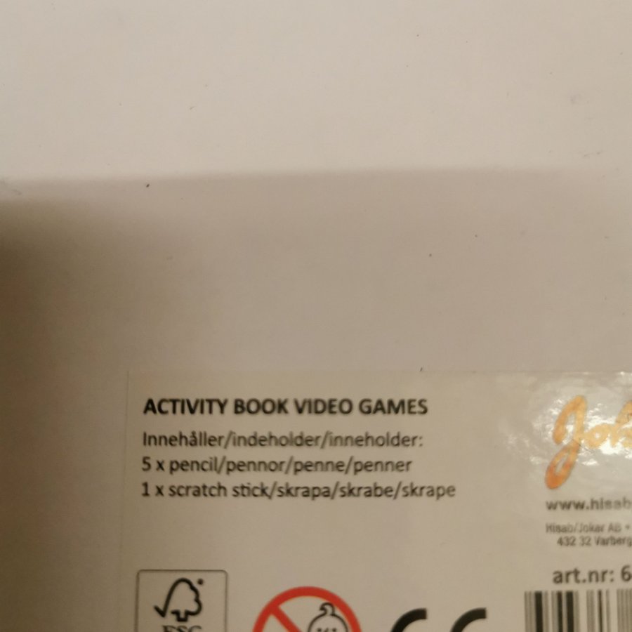 MY VIDEO GAMES ACTIVITY BOOK | Köp på Tradera (733453848)