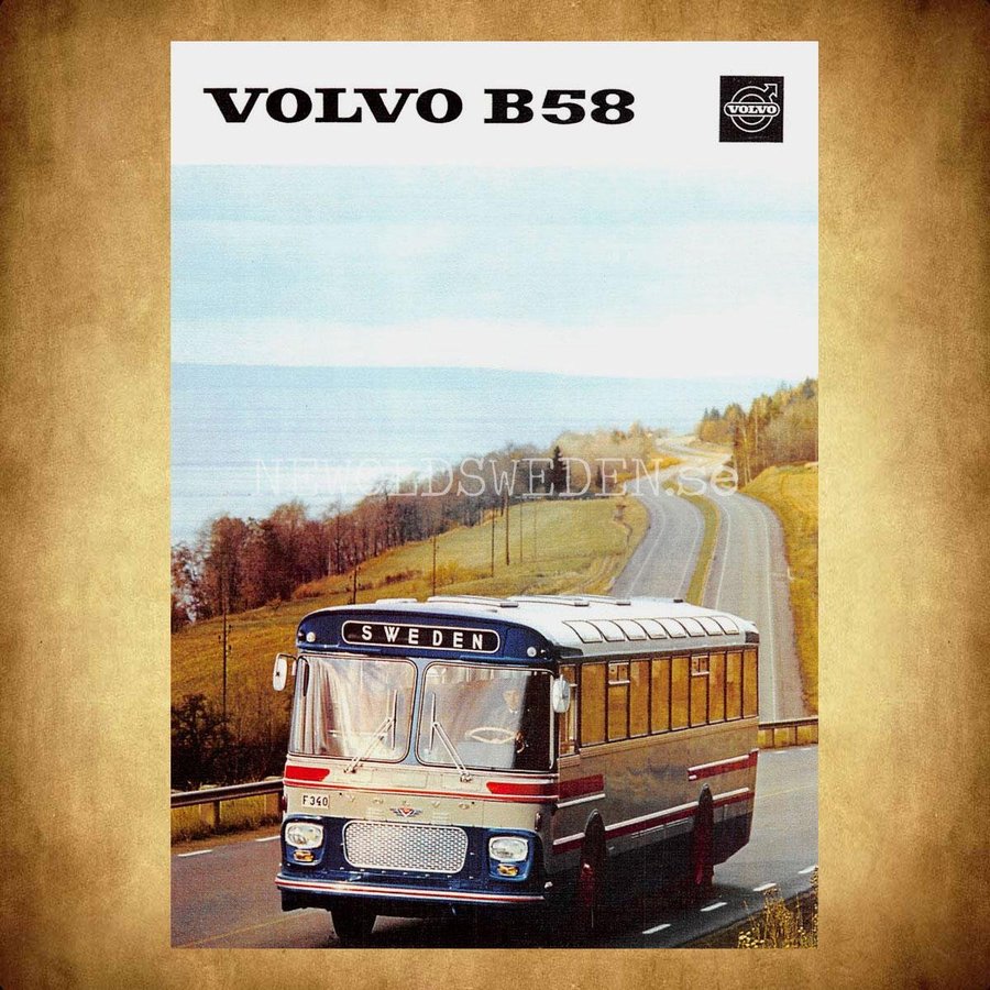 VOLVO B58 Buss | Köp från NewOldSweden på Tradera (552192130)