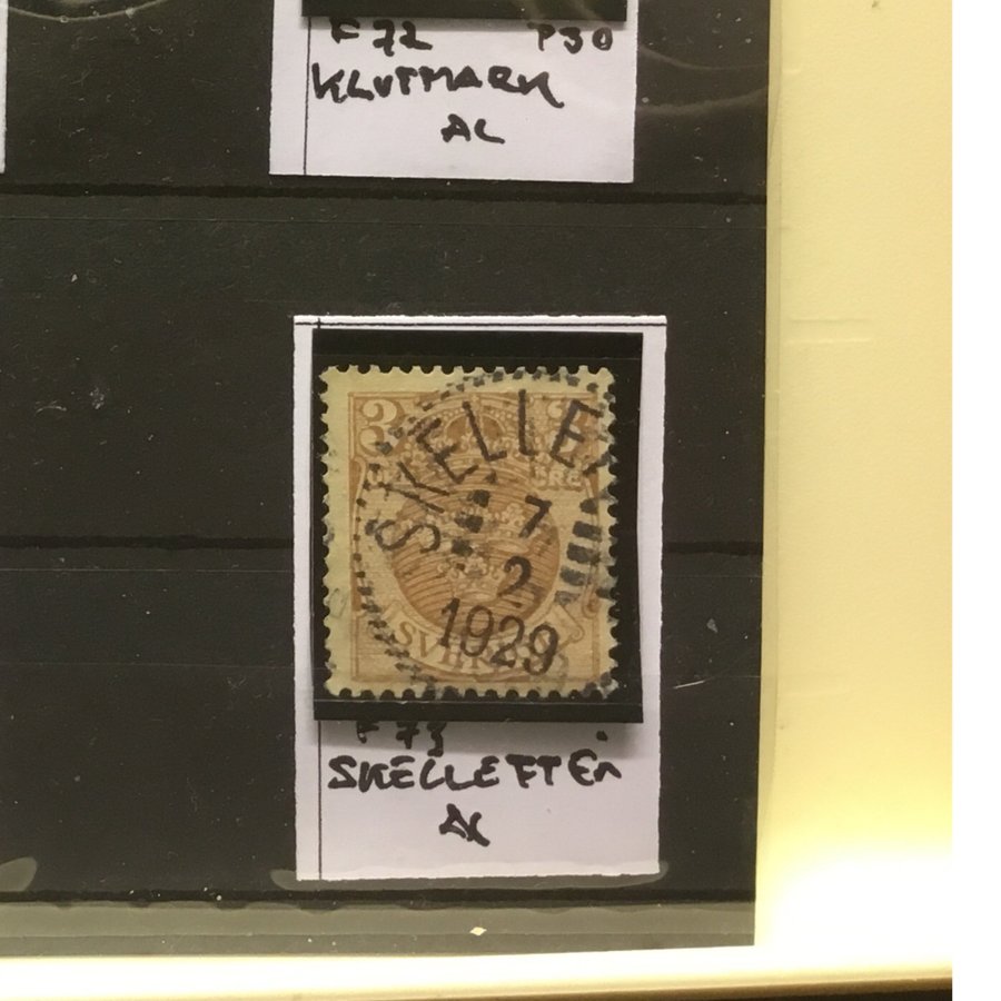 F.73.Prakt-Stämpel Skellefteå.Ac. P. | Köp på Tradera (700497290)