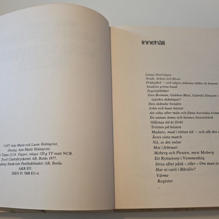 Våra Skånska Bilder - Ann-Marie och Lasse Holmq.. | Köp på Tradera ...