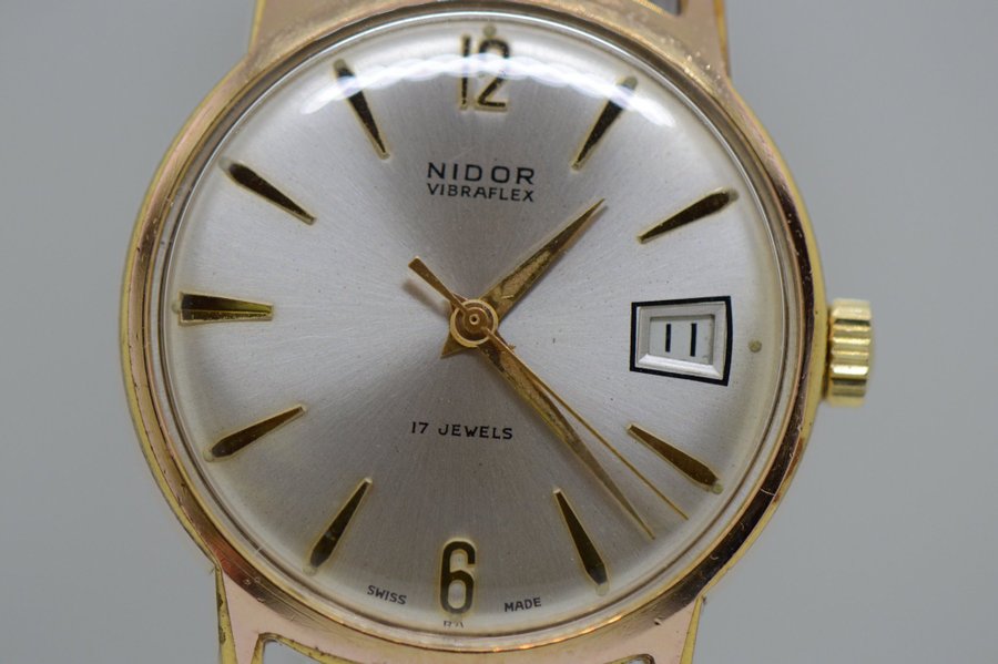 Vintage Nidor Vibraflex 17 Jewels klocka, Mekan.. | Köp på Tradera (696686156)