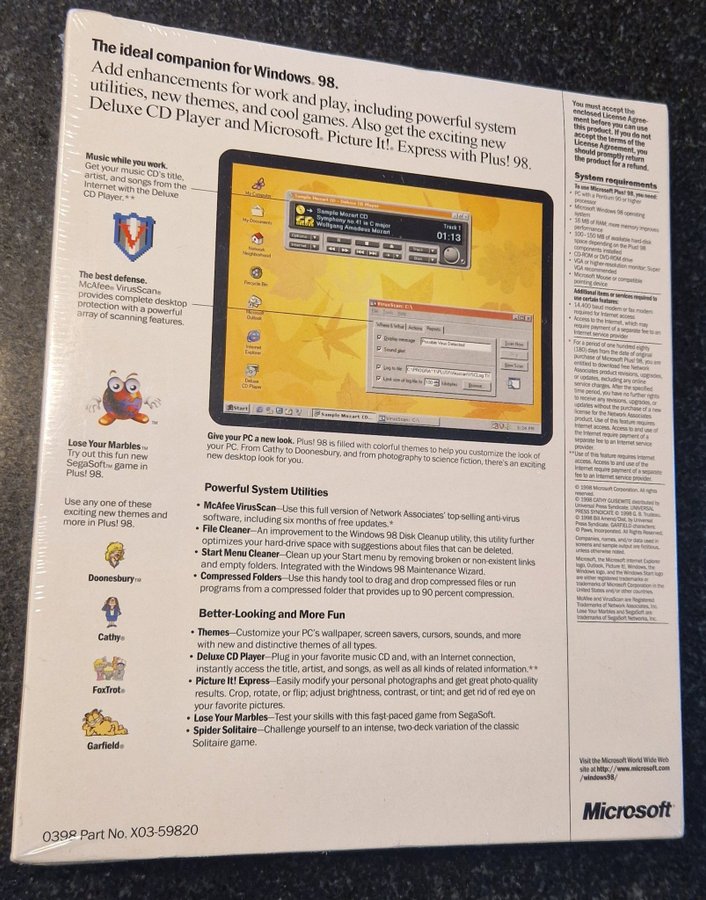 Microsoft Plus for Windows 98 | Köp på Tradera (712286384)
