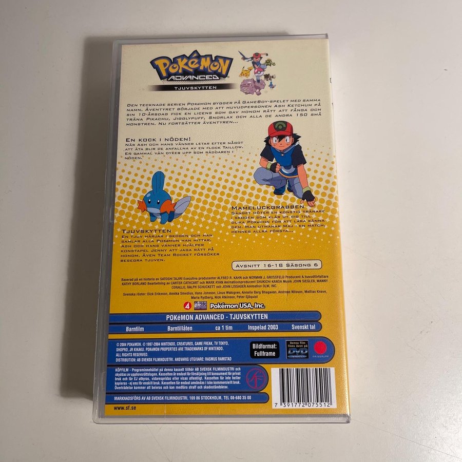 VHS - Pokemon Advanced - Tju.. | Köp från Retroleksaker på Tradera ...