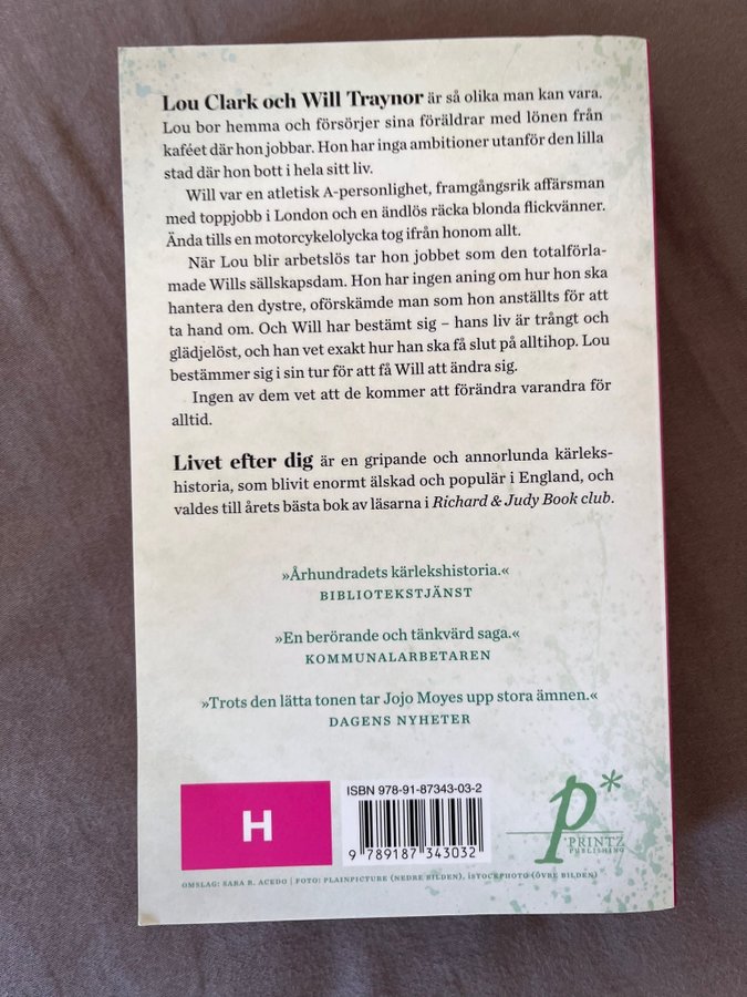 Livet efter dig av Jojo Moyes | Köp på Tradera (684728143)