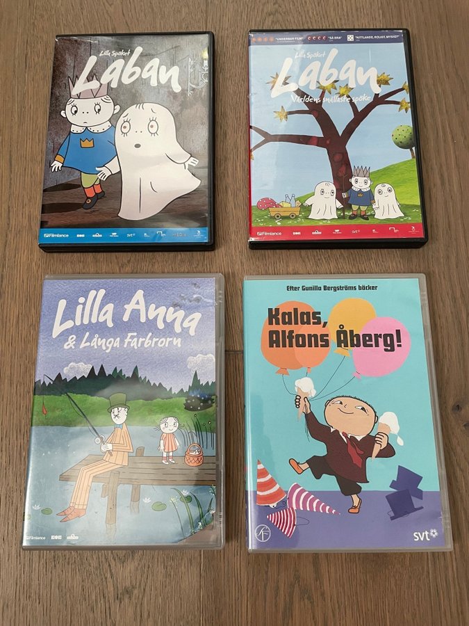 Barn DVD Filmer - Laban, Lilla Anna & Långa Far.. | Köp på Tradera ...