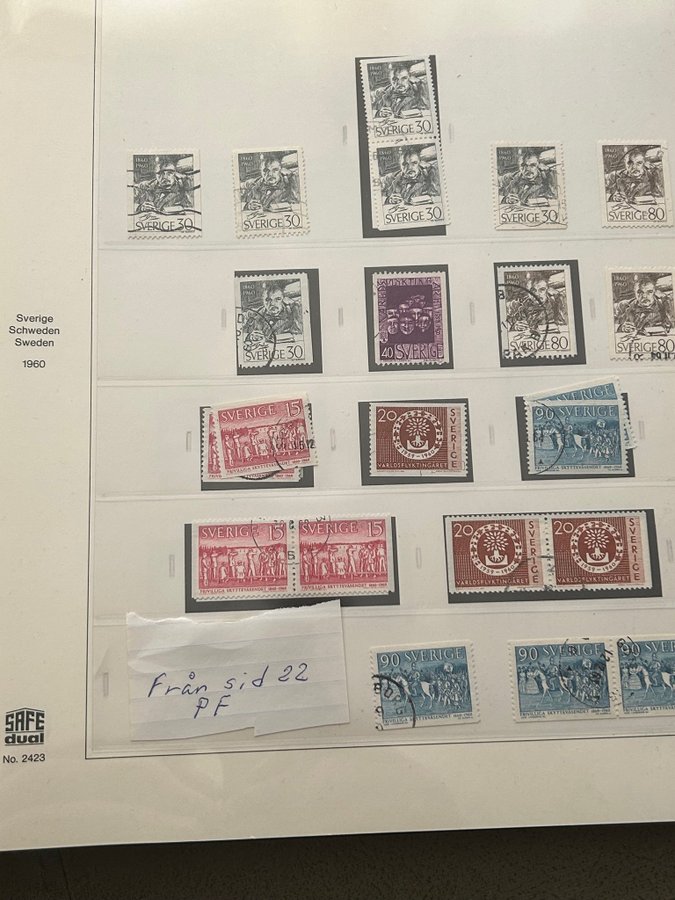 Svenska safe album från 1960 - 1971 , 42 sidor .. | Köp på Tradera ...