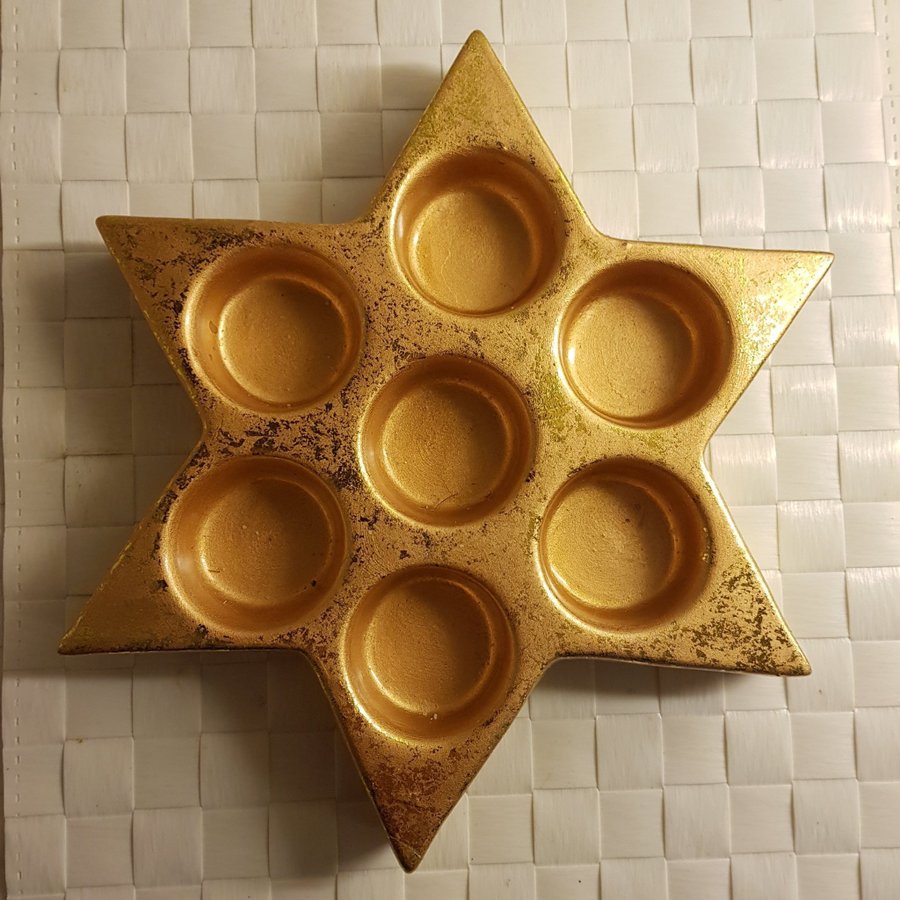 Mormors ljusstake, som en stjärna, för sju värm.. | Köp på Tradera ...