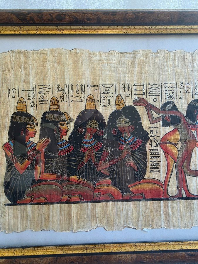 Tavla med Egyptiskt Motiv- Trygghet | Köp på Tradera (733939829)