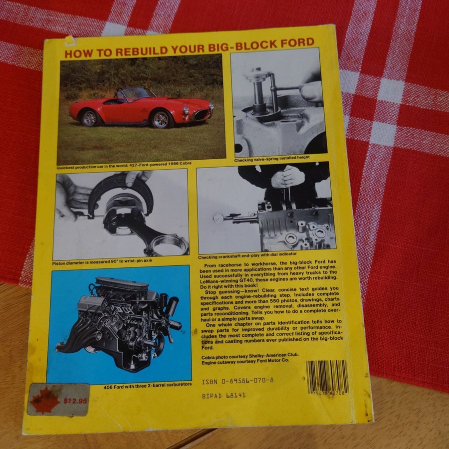 How To Rebuild Your BIG-BLOCK FORD av Steve Chr.. | Köp på Tradera ...