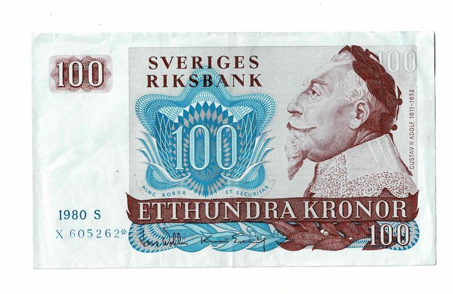 Se produkter som liknar Svenska sedlar Sedel 100 kr 1.. på Tradera ...