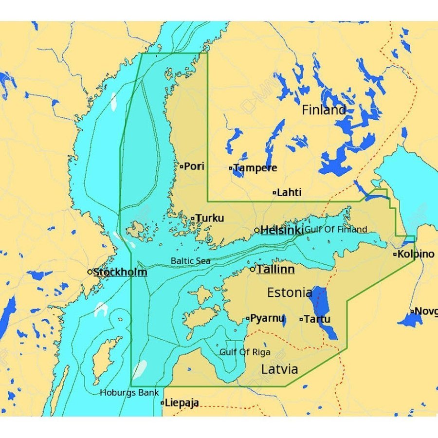 C-MAP Discover sjökort över Finska viken och Ål.. | Köp på Tradera ...