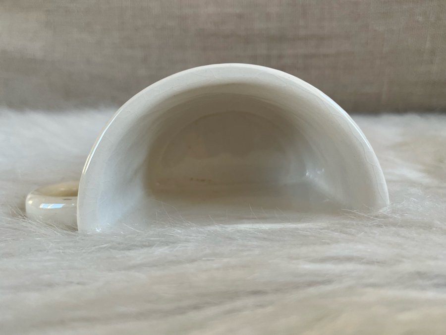 Retro Schramberg halv kopp i porslin med text o.. | Köp på Tradera ...