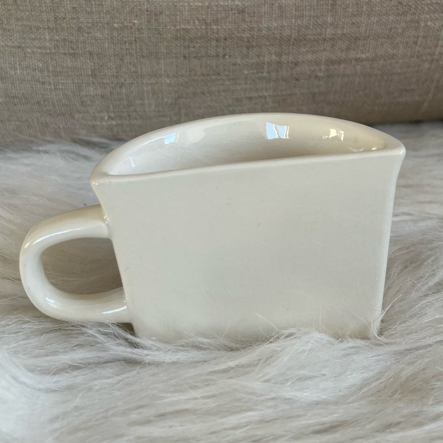 Retro Schramberg halv kopp i porslin med text o.. | Köp på Tradera ...