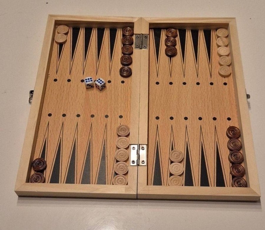 3-i-1 Brädspel – Schack, Damm och Backgammon i .. | Köp på Tradera ...