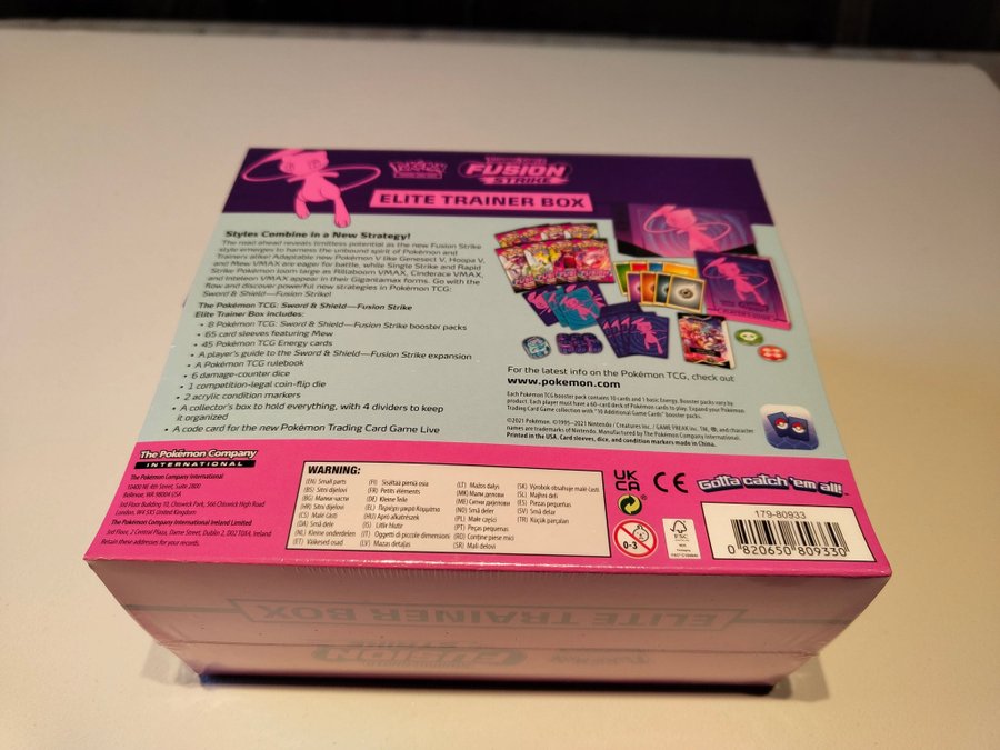 Pokémon Sword & Shield Fusion Strike Elite Trai.. | Köp på Tradera ...