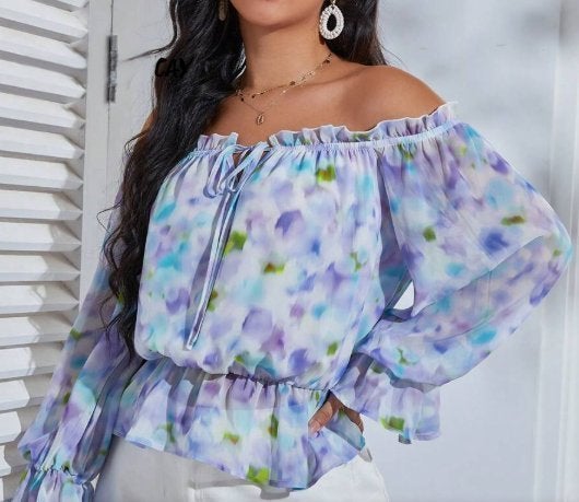 Ny med tag Off Shoulder singoalla blus 48 50 52.. | Köp på Tradera ...
