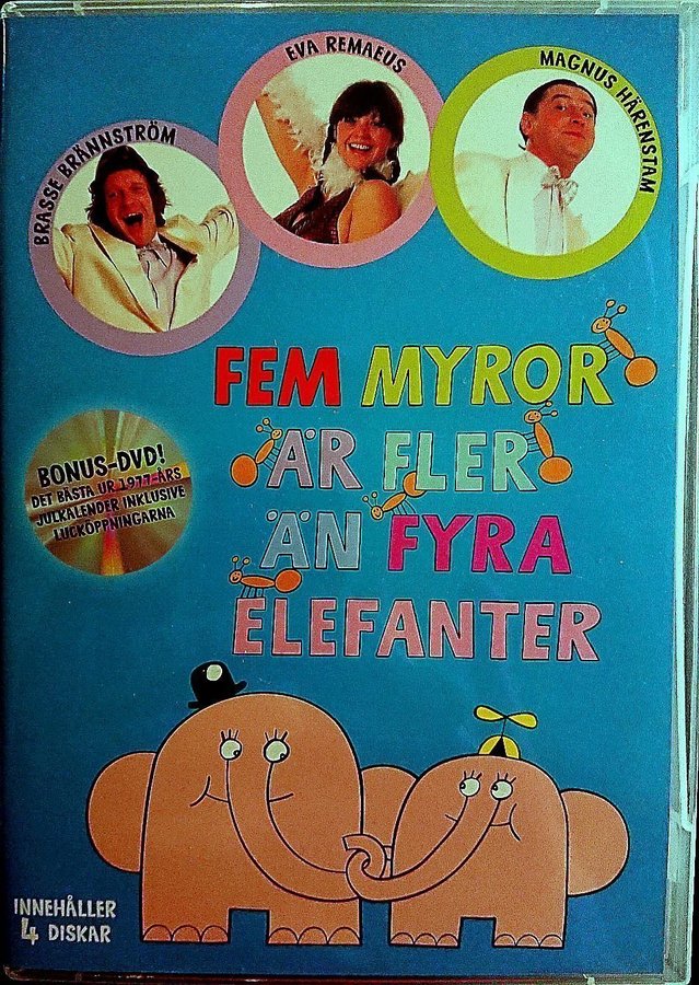 FEM MYROR ÄR FLER ÄN FYRA ELEFANTER | Köp på Tradera (570540043)