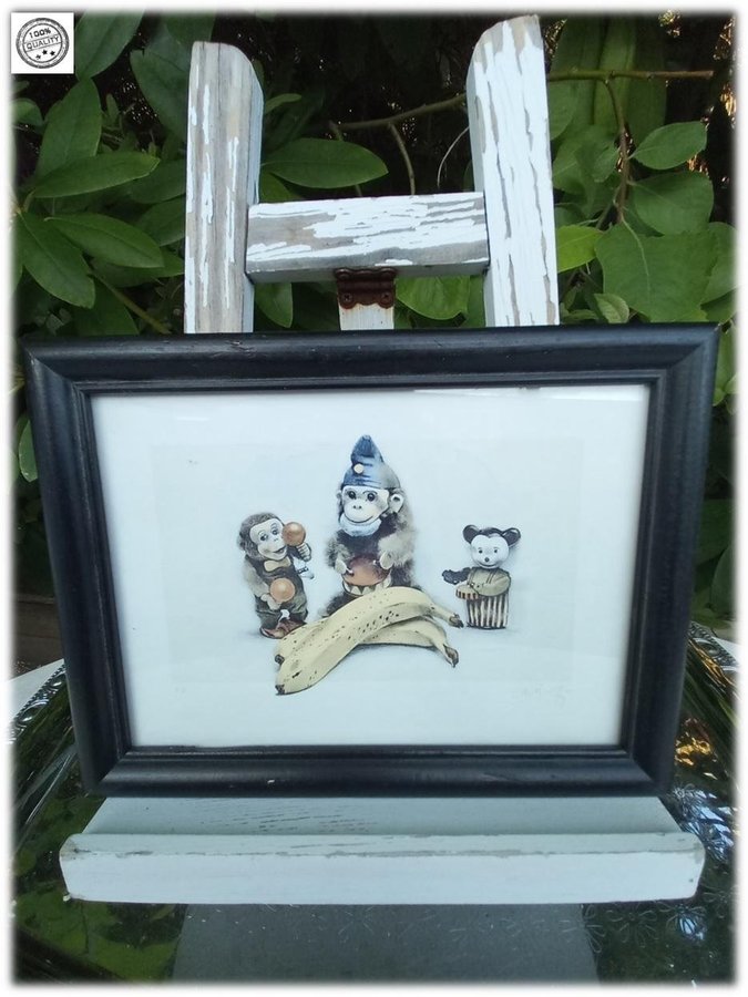 Lasse Åberg tavla apa.. | Köp från kidzorama_handelshus på Tradera ...