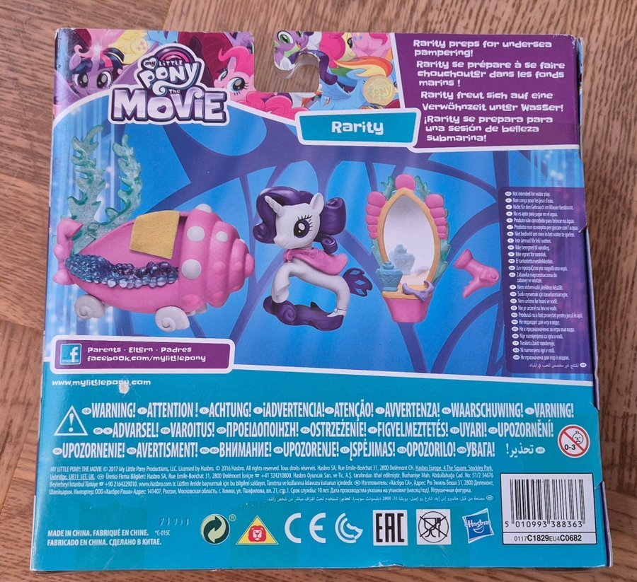My Little Pony The movie. Rarity undervattens-spa | Köp på Tradera ...