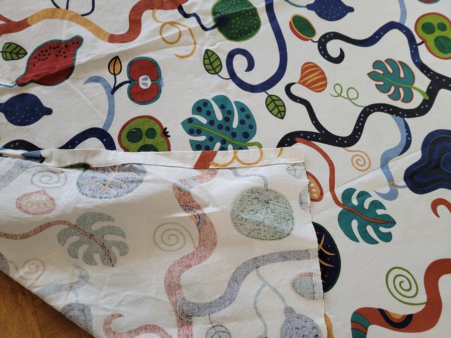 Gardin / tyg- Paradis - Cajsa Bratt. Åhlens. | Köp på Tradera (585290340)