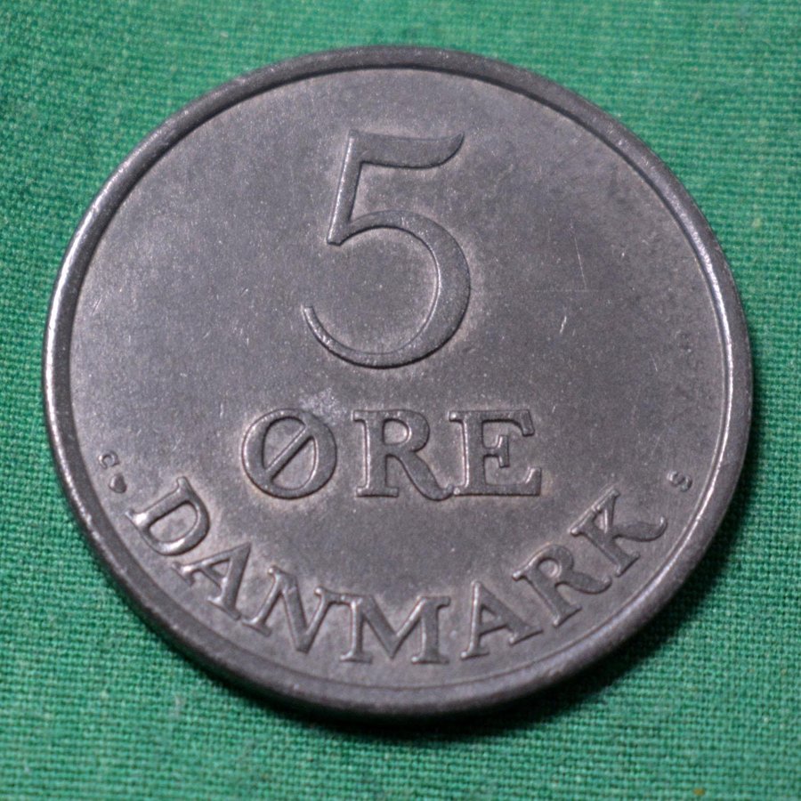Danmark 1962 Zink Mynt 5 öre Kv.8 | Köp på Tradera (575065884)