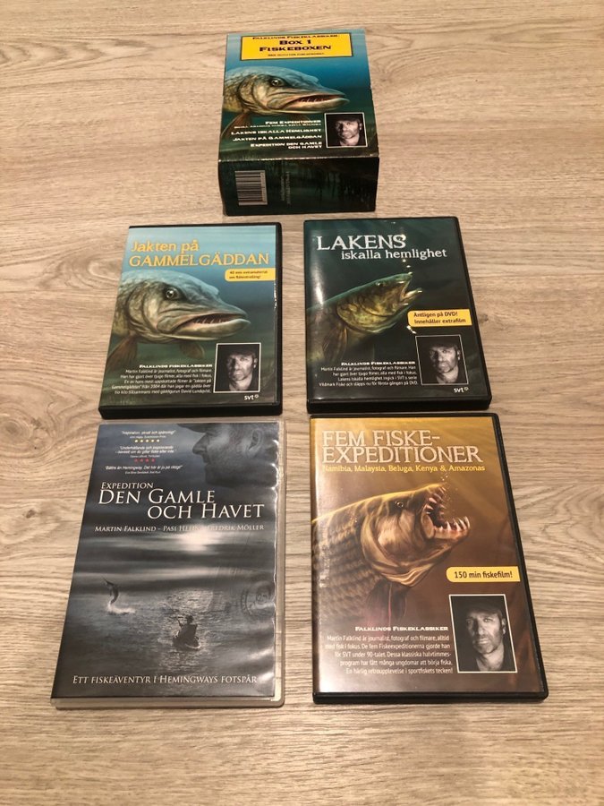Box 1 - Fiskeboxen - Box - 4 DVD | Köp på Tradera (711310284)