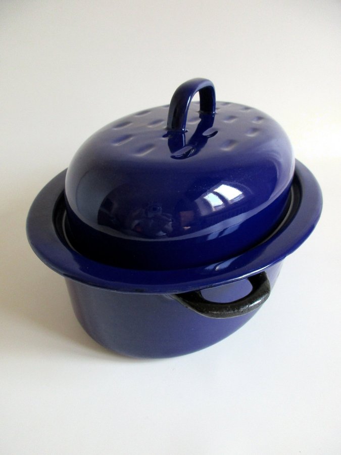 Kockums emaljerad gryta i gjutjärn 3 liter Made.. | Köp på Tradera ...