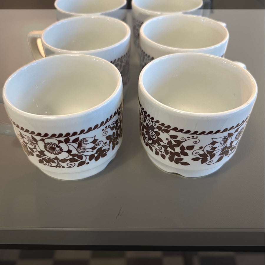 6 Figgjo Flint Norway Koppas | Köp på Tradera (736663304)