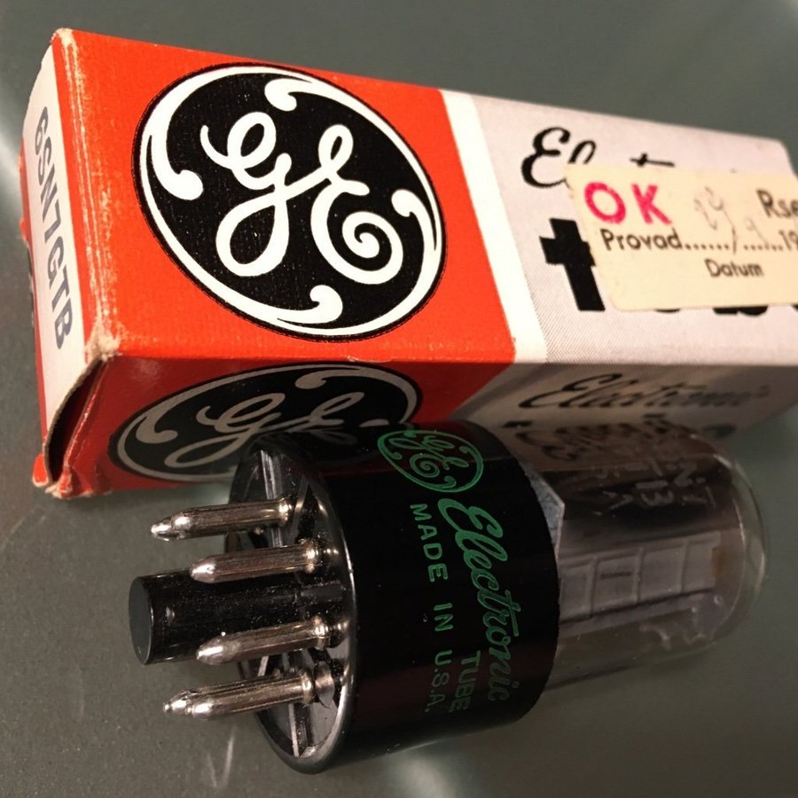 Se produkter som liknar 6SN7 GTB GE Electronic Tube R.. på Tradera ...
