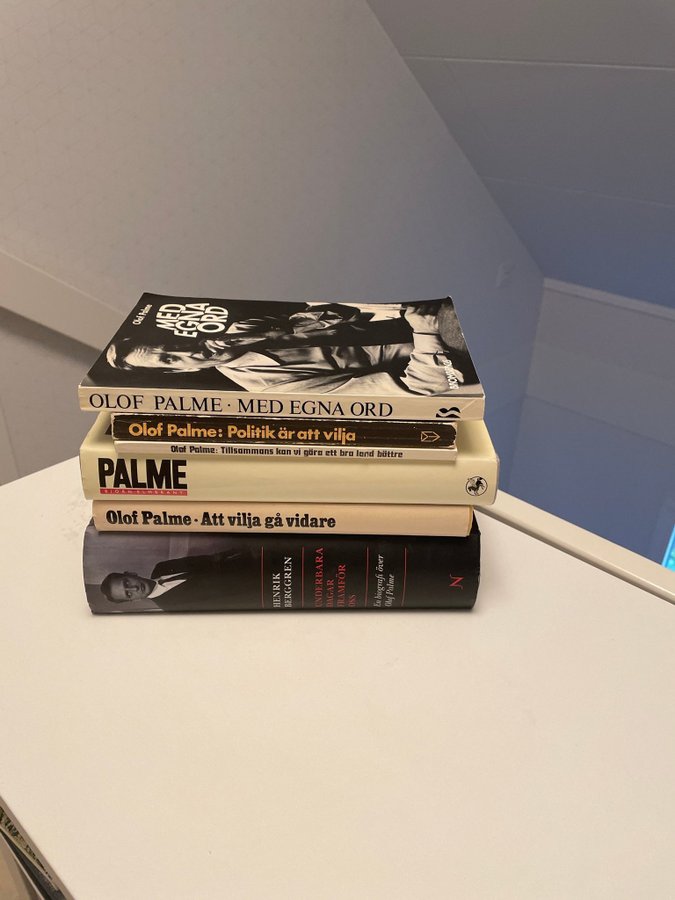 Rare-Olof Palme Böcker - Biografier och äldre P.. | Köp på Tradera ...