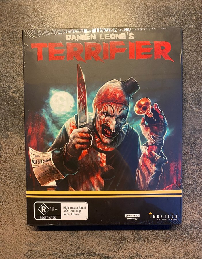 Terrifier - 4K Ultra HD Blu-ray !! Ny !!( Umbre.. | Köp på Tradera ...