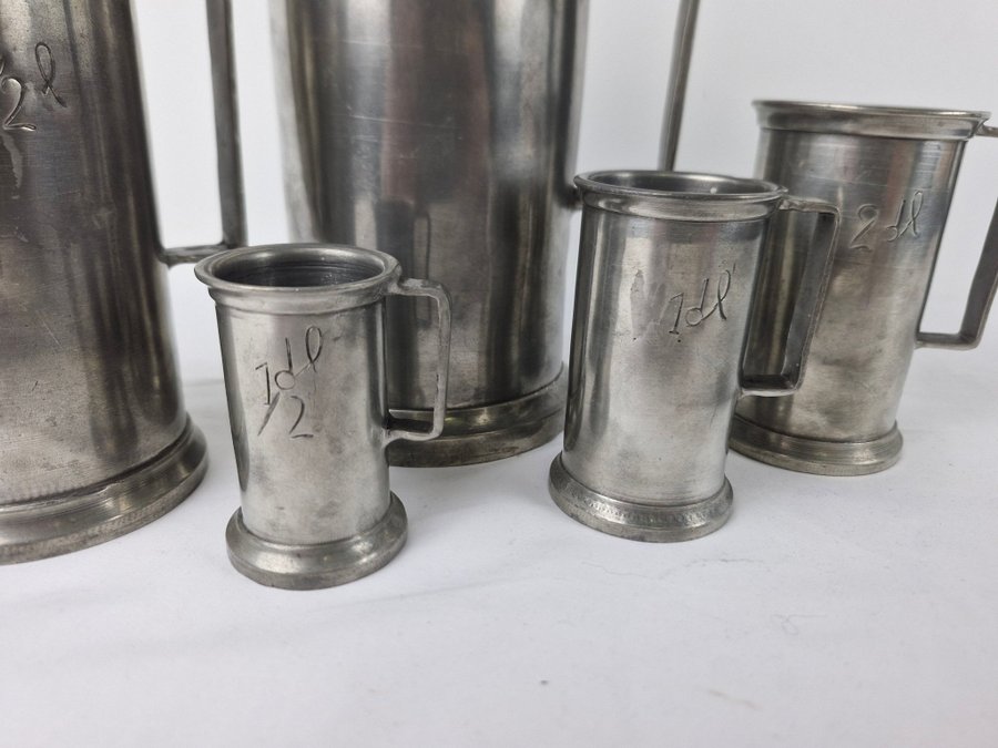 ANTIKA RYMDMÅTT - MEDIEVAL PEWTER PORTUGAL | Köp på Tradera (709813803)