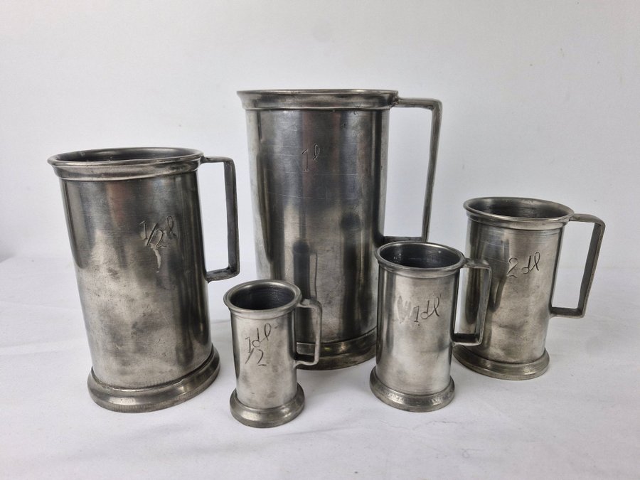 ANTIKA RYMDMÅTT - MEDIEVAL PEWTER PORTUGAL | Köp på Tradera (709813803)