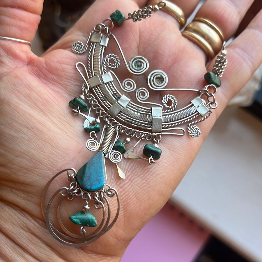 Hänge Turkos Eilat Sten,Sista bilden mått. | Köp på Tradera (702125826)