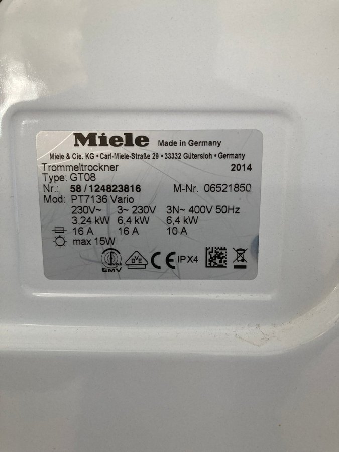 Se produkter som liknar Miele Torktumlare - Modell PT.. på Tradera ...